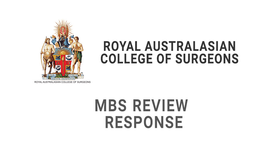 RACS MBS Response | Australian Doctors Federation